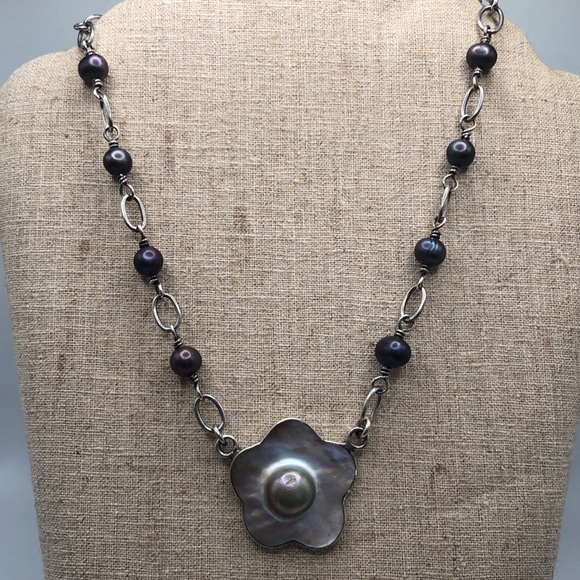 barry brinker | Jewelry | Barry Brinker 95 Silver Cultured Pearl ...